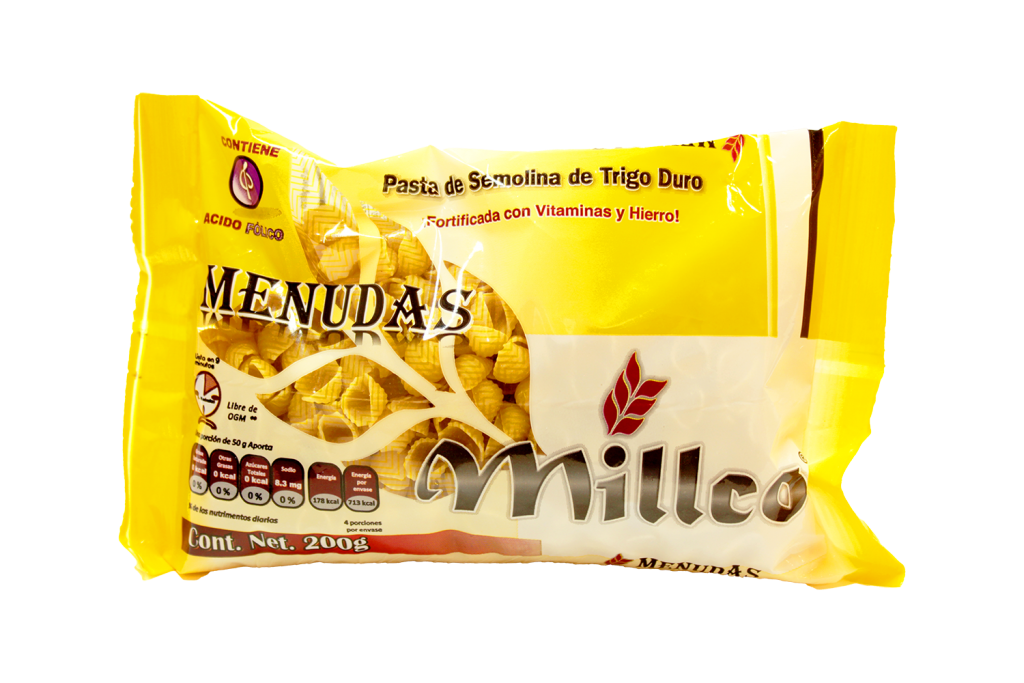 Pastas cortas Millco – Pastas Alimenticias Laziali