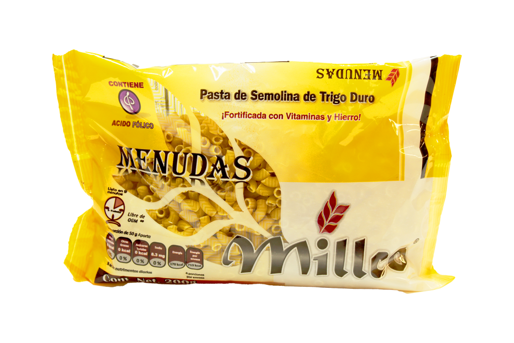 Pastas cortas Millco – Pastas Alimenticias Laziali