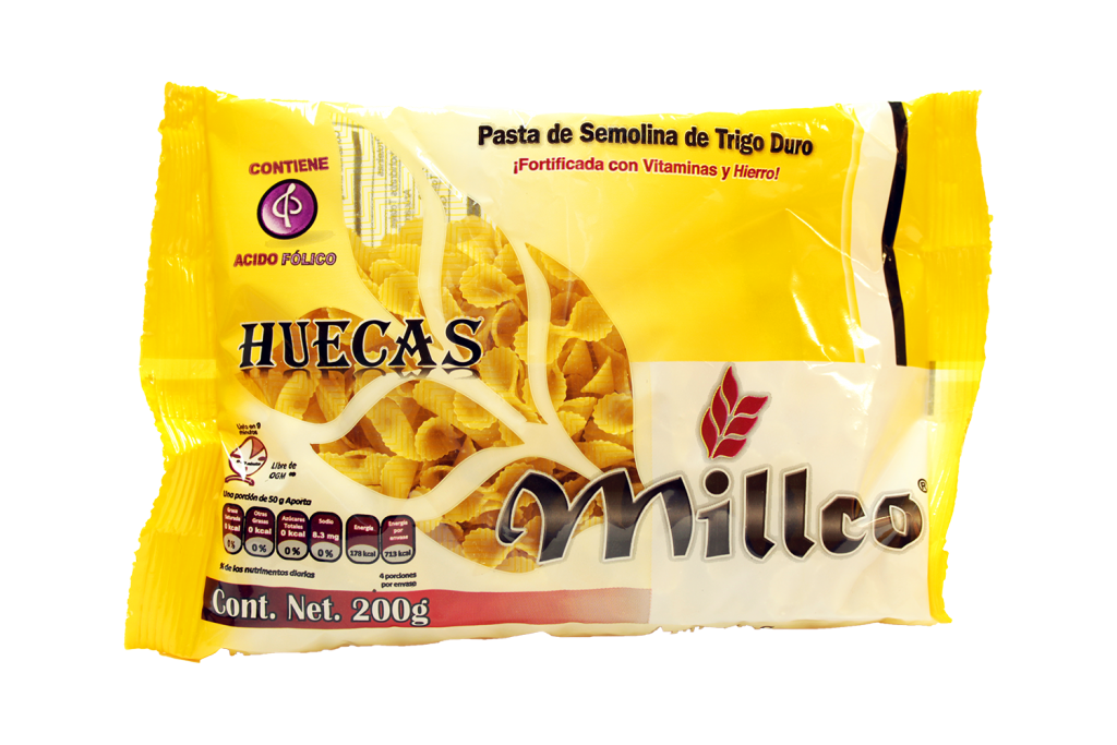 Pastas cortas Millco – Pastas Alimenticias Laziali